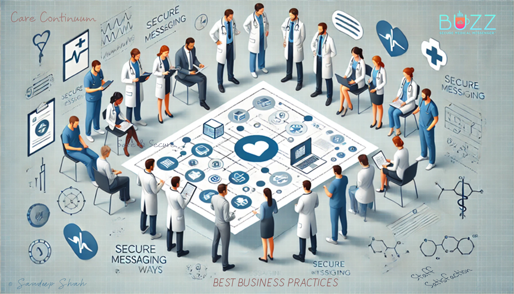 Secure Instant Messaging for Healthcare Professionals